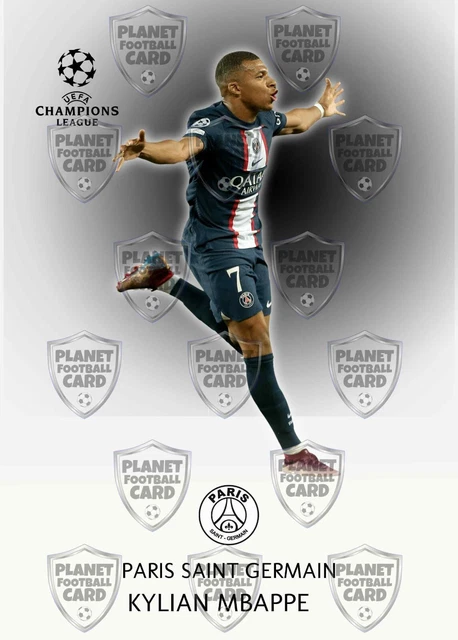 KYLIAN MBAPPE, PSG. White Card, 2022/2023 Custom Football Card. EUR 4 ...
