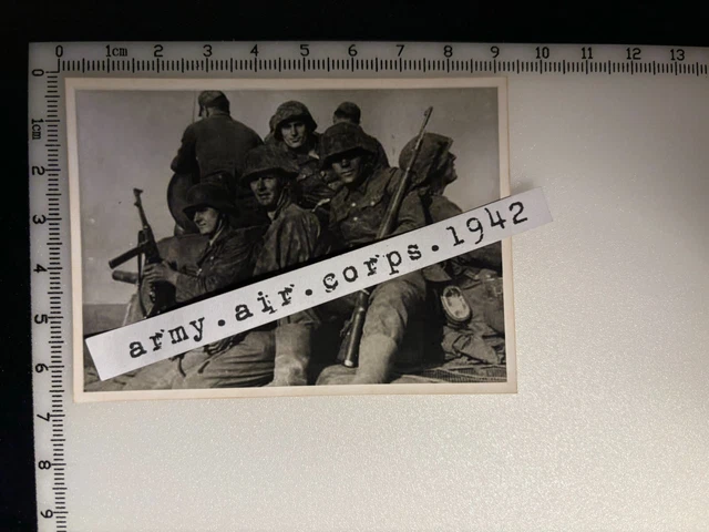 WW2 REPRO PHOTO Picture German Wehrmacht Waffen Elite Panzer Grenadier ...