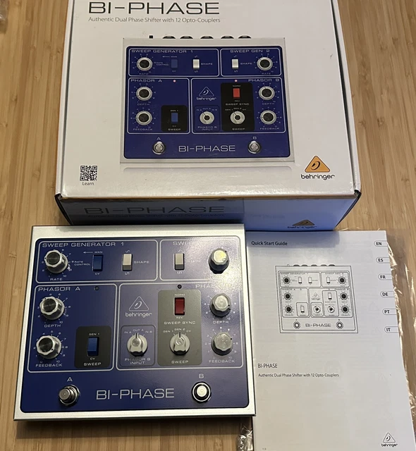 RARE BEHRINGER BI-PHASE Mutron Copy Phaser Effect Pedal £200.00 - PicClick UK