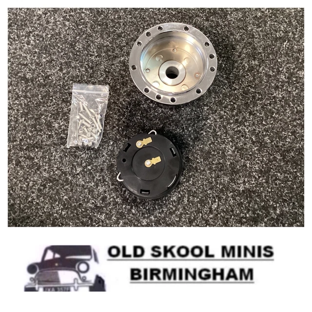 CLASSIC MINI SUPERLITE Steering Wheel Boss Kit With Black Centre 4GG6 £ ...