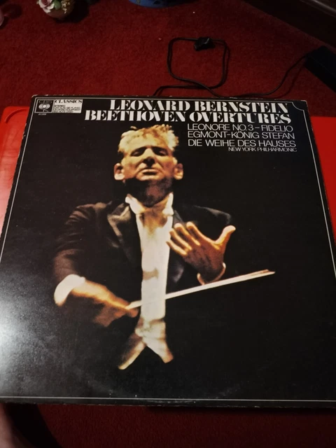 VINYL - LEONARD Bernstein - Beethoven Overtures - VG £6.96 - PicClick UK