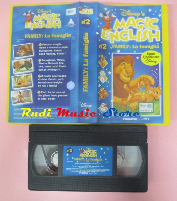 VHS MAGIC ENGLISH DISNEY'S Family Movie VOL. 2 English (148**) No DVD £ ...