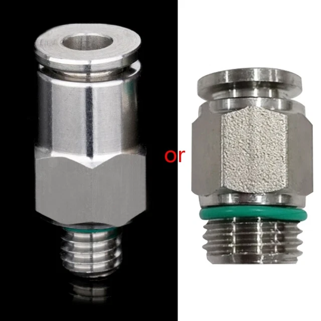 PNEUMATIC CONNECTER FITTINGS G1/8" / M6 for 3d Printer 4mm Bowden Ptfe ...