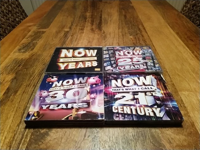 NOW THAT`S WHAT I CALL MUSIC CD Bundle, Years, 25 Years, 30 Years, 21st ...