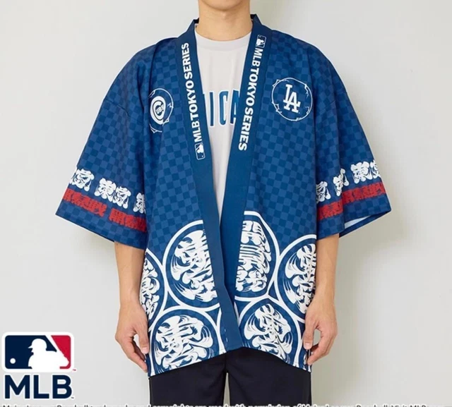 2025 MLB WORLD Tour Tokyo Series Dodgers Happi Jacket Coat Kimono £88. ...