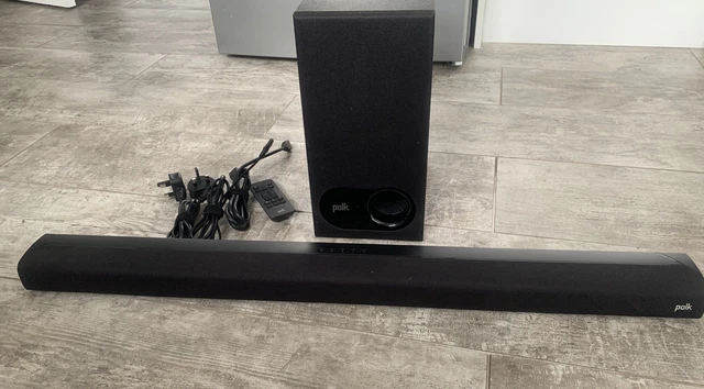 POLK AUDIO SIGNA S2 Soundbar with Woofer and remote control good ...