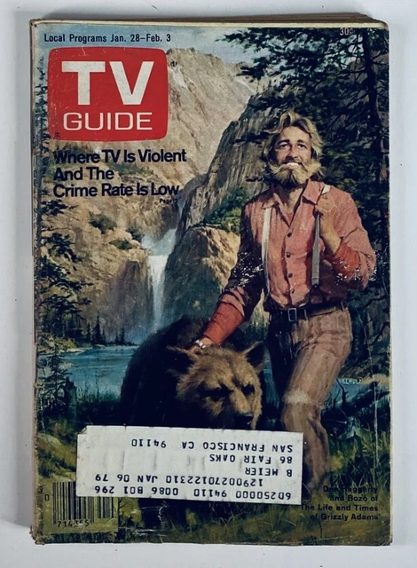 TV GUIDE MAGAZINE January 28 1978 #1296 Dan Haggerty San Francisco ...