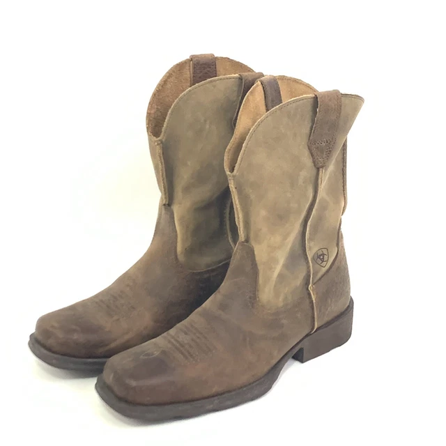 ARIAT MEN'S RAMBLER Boots Brown Bomber 10002317 Square Toe Western ...