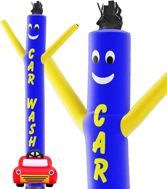 LOOKOURWAY CAR WASH with Car Shape Air Dancers Inflatable Tube Man ...