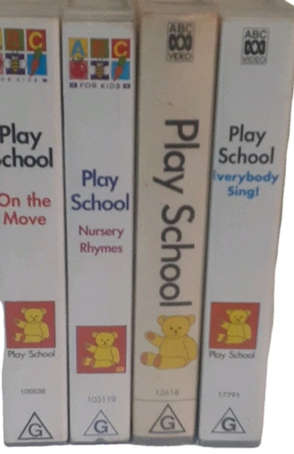 VINTAGE ABC PLAY School Vhs Bundle 4 Videos Included Everybody Sing And ...