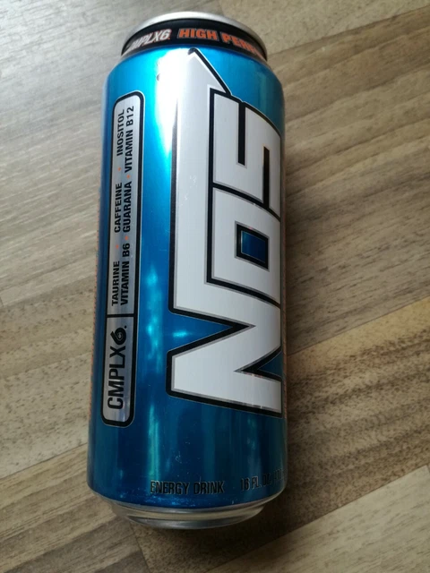ORIGINAL NOS ENERGY Drink Voll Dose Full Can USA Guarana Taurine EUR 15 ...