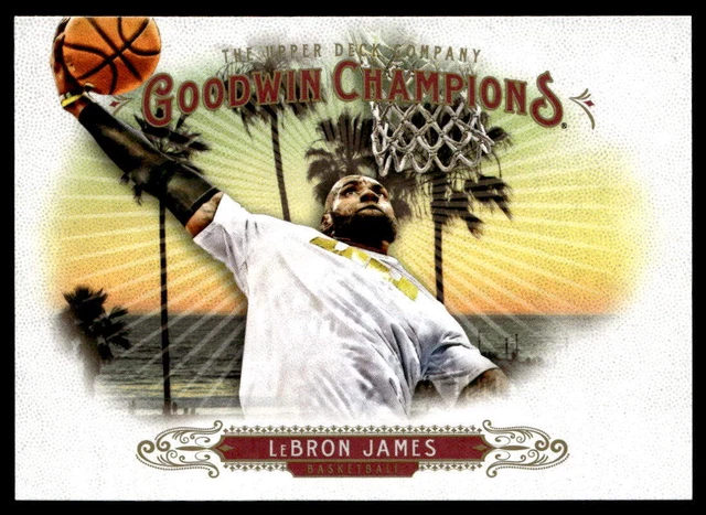 2018 GOODWIN CHAMPIONS #100 Lebron James Basketball Los Angeles Lakers ...