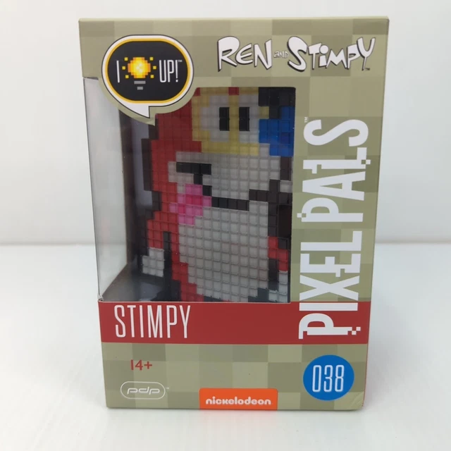 REN AND STIMPY PDP Pixel Pal Nickelodeon Stimpy 038 I 💡 Up! NEW £18.47 ...
