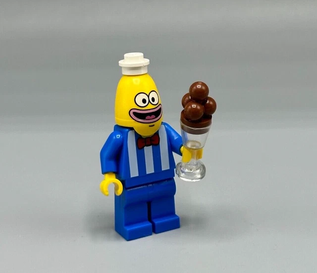 LEGO SPONGEBOB SANDY Cheeks & Ice Cream Vendor Minifigure Lot~Glove ...