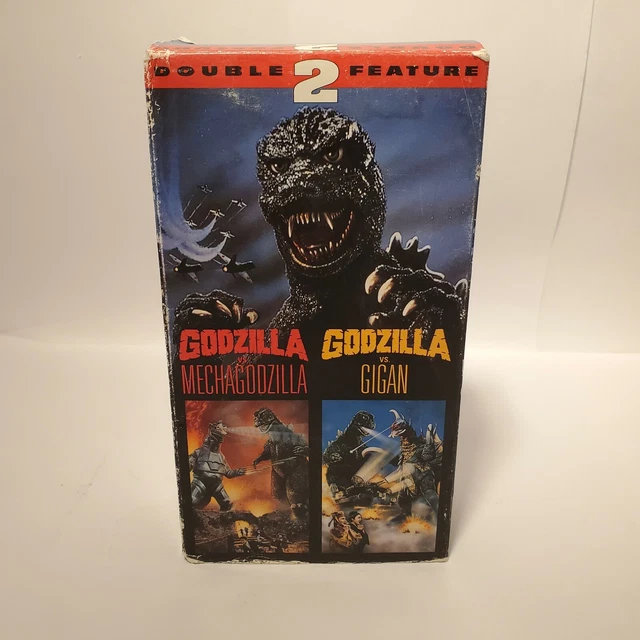 GODZILLA DOUBLE FEATURE (VHS, 1995) Godzilla vs. Mechagodzilla & vs ...