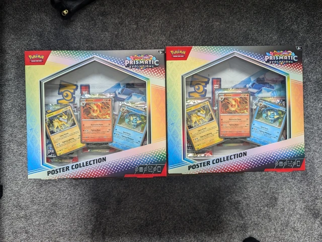 POKEMON PRISMATIC EVOLUTIONS Poster Collection Sealed X2 £47.52 ...