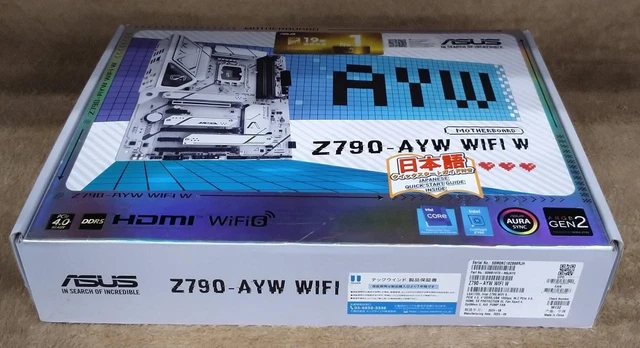 ASUS Z790-AYW WI-FI Motherboard Used Reliable DDR5 AV1 Compatible £331. ...