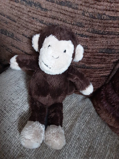 M&S PLUSH BROWN Monkey With Rattle - 21380655 £8.63 - PicClick UK