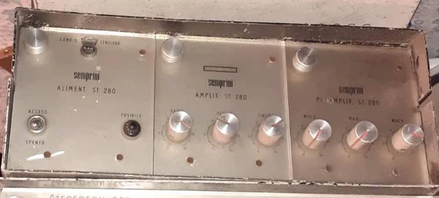 AMPLIFICATORE SEMPRINI ST280 valvolare professionale per concerto anni ...