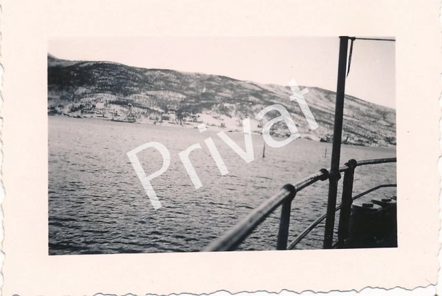 FOTO WK2 GEBIRGS-ARMEEKORPS XIX Narvik auf See Norwegen M1.36 EUR 37,90 ...