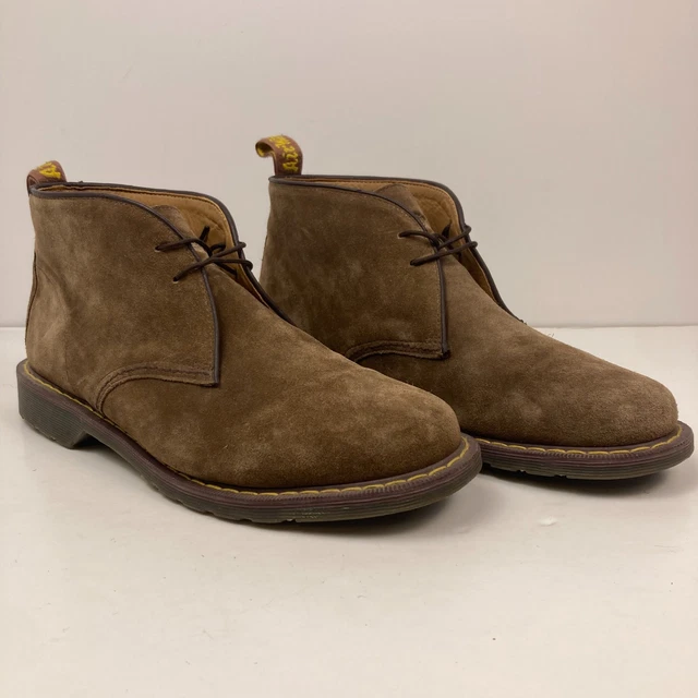 DR. MARTENS SAWYER Sz. 12M Suede Brown Ankle Chukka Boots CK 07 K ...