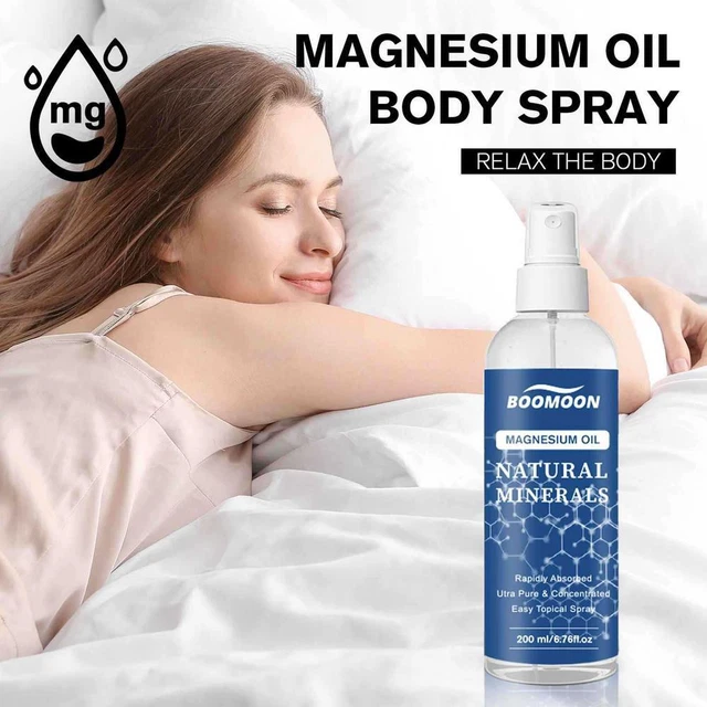 MAGNESIUM OIL SPRAY Bottle With Magnesium Chloride Topical Magnesium ...