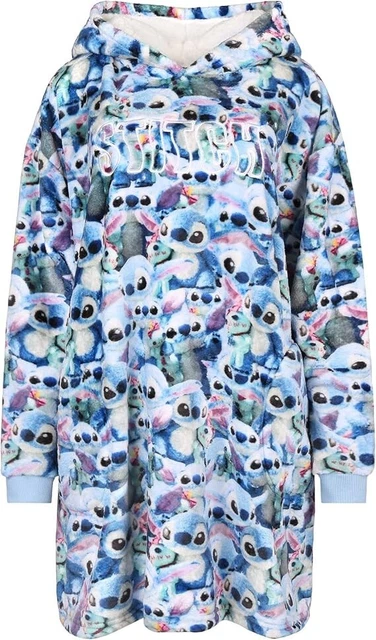 DISNEY LILO & Stitch Women's Ladies Hoodie Hooded Blanket M/L Primark ...