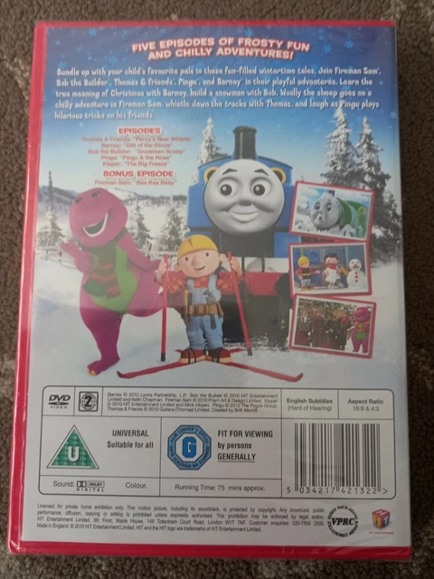 FROSTY FRIENDS DVD Sealed Bob / Thomas / Barney / Fireman Sam / Kipper ...