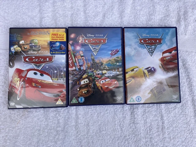 DISNEY PIXAR CARS Movies Bundle - Cars 1, 2 &3 - 3 DVDS- 3 Films £5.00 ...