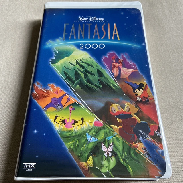 FANTASIA 2000 (VHS, 2000) Walt Disney Animated Musical Vintage Y2K ...