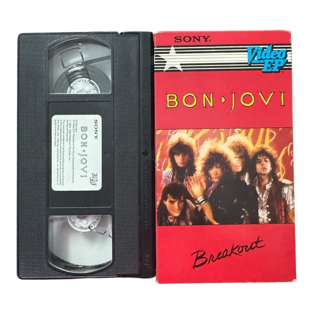 1984 BON JOVI Breakout VHS Tape Rock Music £7.29 - PicClick UK