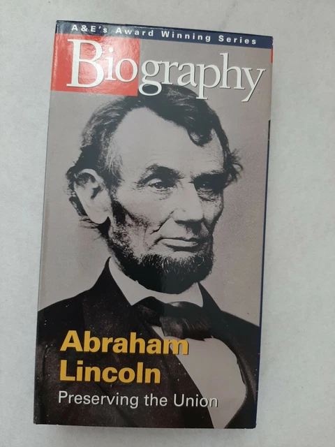 BIOGRAFIA - ABRAHAM Lincoln [VHS], buona VHS, Jack Perkins, Peter ...