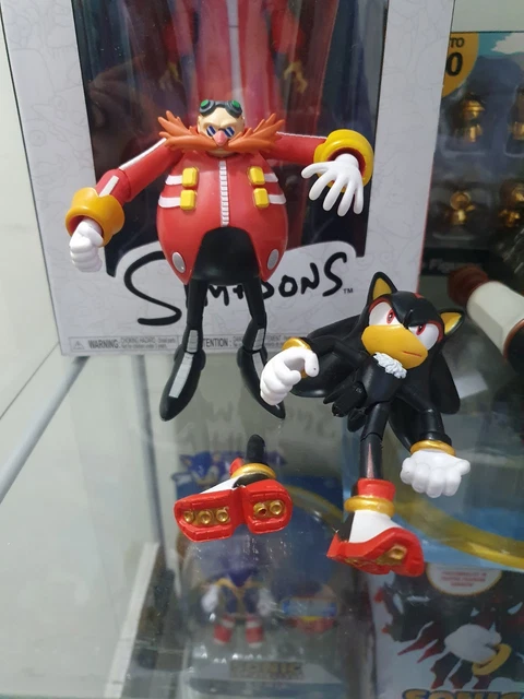 SONIC THE HEDGEHOG Dr Eggman And Shadow Toys Figures X2 Jakks Pacific £ ...