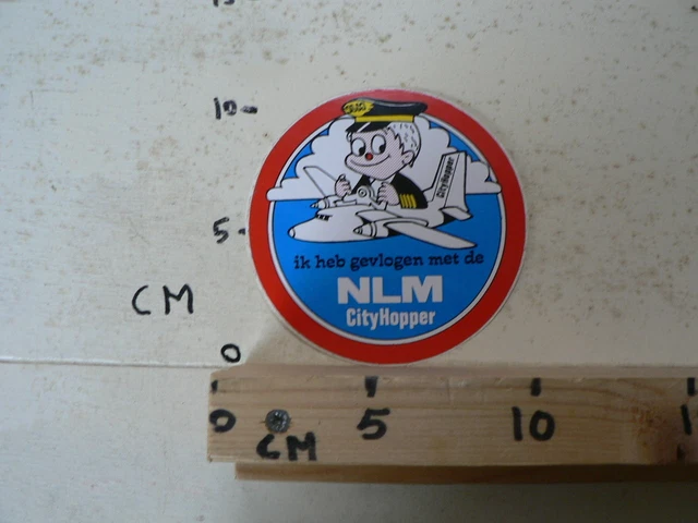 STICKER,DECAL NLM CITYHOPPER Ik Heb Gevlogen Met De Nlm Cityhopper C EUR 3,99 - PicClick DE