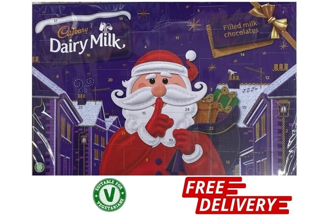CADBURY DAIRY MILK Advent Calendar Christmas Countdown Kids Santa ...