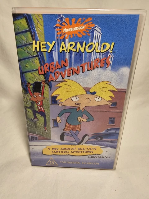 HEY ARNOLD! URBAN Adventures Rare VHS Video Tape Orange Nickelodeon PAL ...