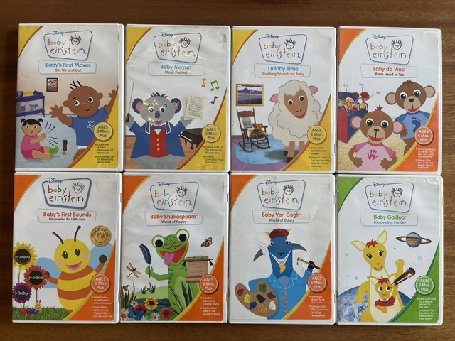BABY EINSTEIN MOVIE 8 DVD Lot Learning Educational Childrens Disney $21 ...