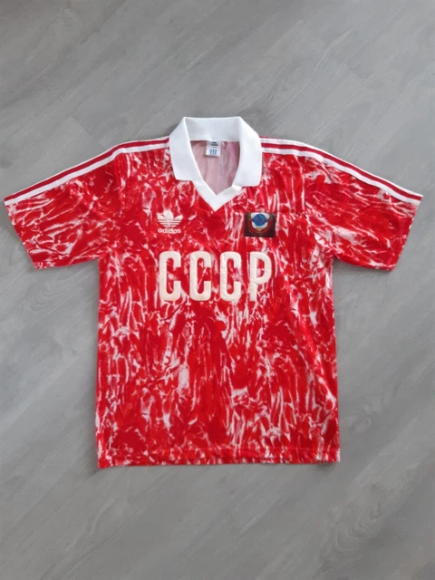 SOVIET UNION/USSR 1989 home original adidas vintage retro football ...