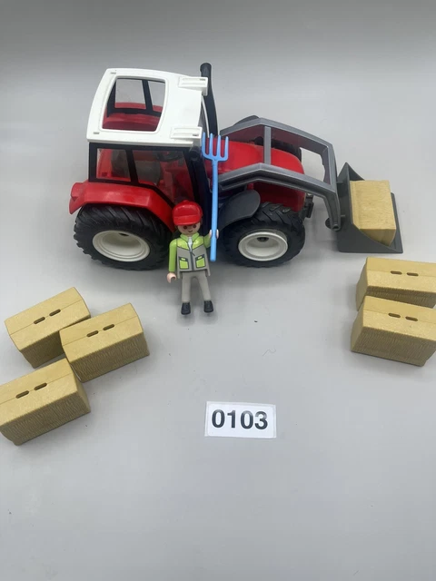 PLAYMOBIL RED FARM Barn Ranch 4496 TRACTOR VEHICLE EUR 21,95 - PicClick FR