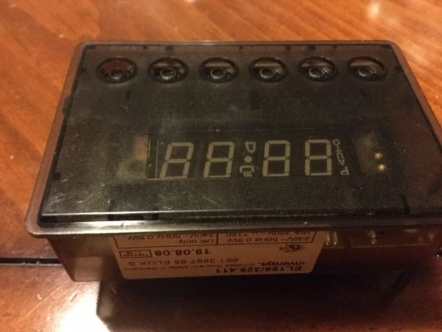 COOKER CLOCK TIMER Twin Relay 6 Button Invensys D-78559 GOSHEIM EL198 ...