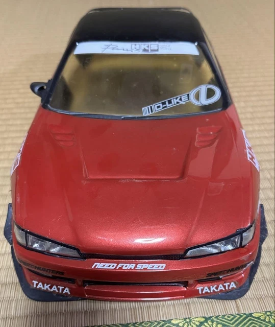 D-LIKE S14 SILVIA Rc Body Shell 1/10 Scale Drift Car Unpainted Clear £ ...