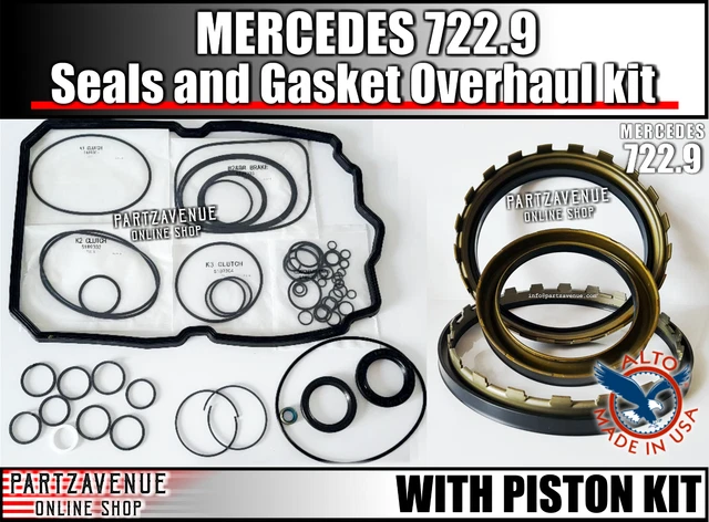 MERCEDES 722.9 GEARBOX Overhaul Kit Seals And Gasket With Piston Kit ...