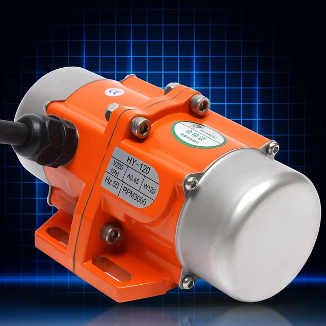 3000RPM 1 PHASE Vibration Motor 120W Vibrator Motor Asynchronous ...