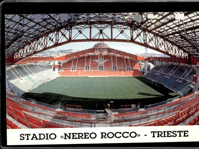 CARTOLINA POSTCARD CALCIO Stadio Nereo Rocco Trieste EUR 9,00 - PicClick IT