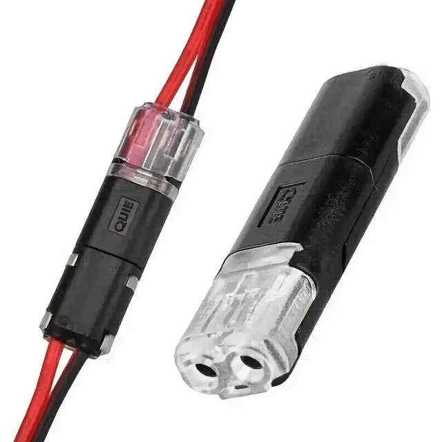 50PCS DOUBLE-WIRE PLUG-IN Connector with Locking Buckle Pluggable Wire ...