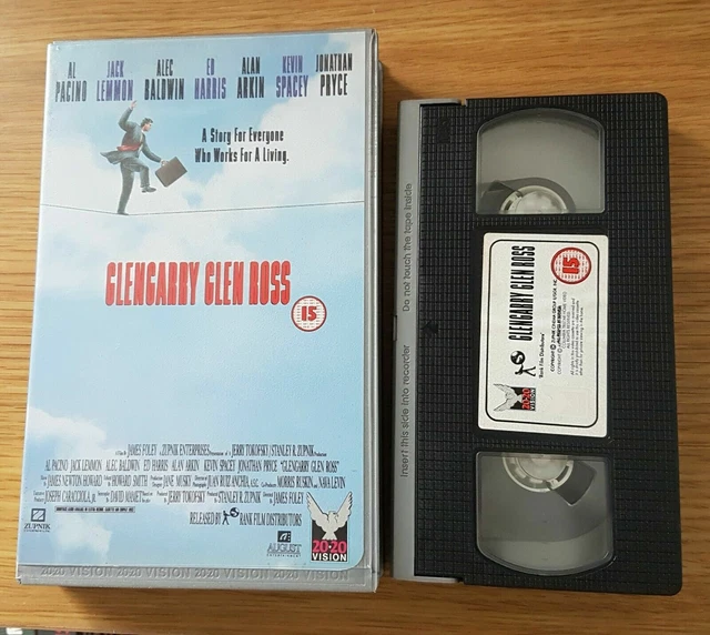 GLENGARRY GLEN ROSS (VHS)BIG BOX- Jack Lemmon +Al Pacino + Alan Arkin ...