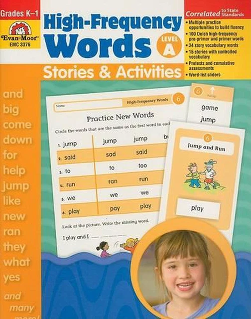HIGH-FREQUENCY WORDS, LEVEL A: Stories & Activities, Grades K-1 ...