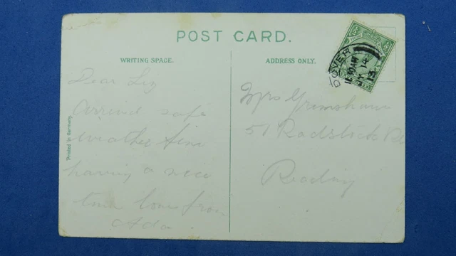 RISQUE COMIC POSTCARD 1913 Bloomers Knickers Washing Line THE PASSING ...