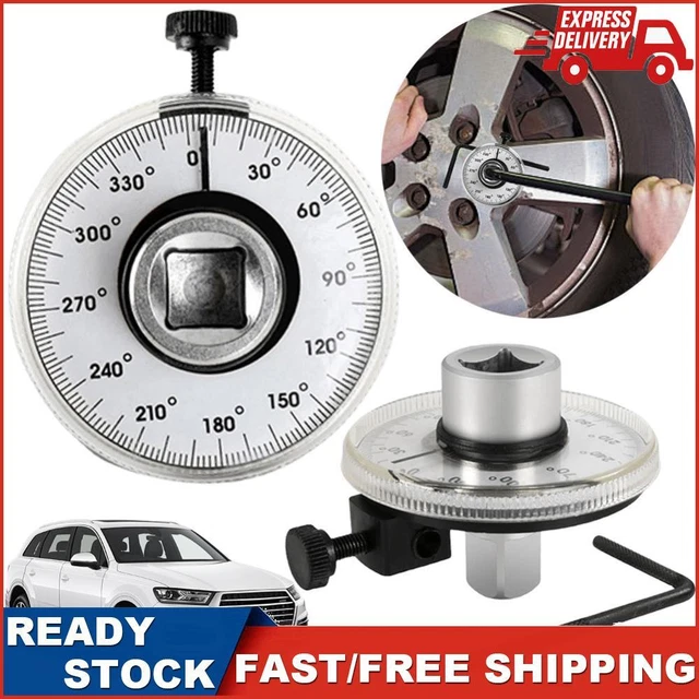 USEFUL TORQUE WRENCH Torque Meter Dial Angle Torque Gauge Auto Service ...