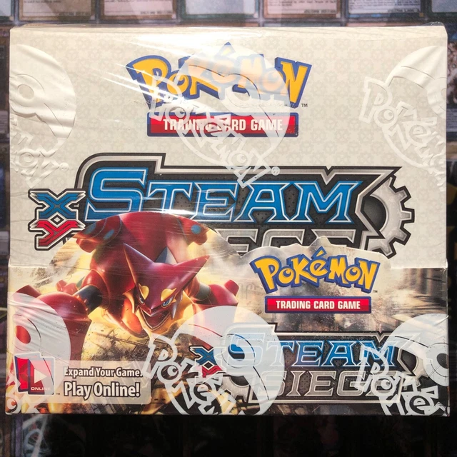 POKEMON STEAM SIEGE Booster Box - 36 Packs - Brand New & Fully Sealed ...